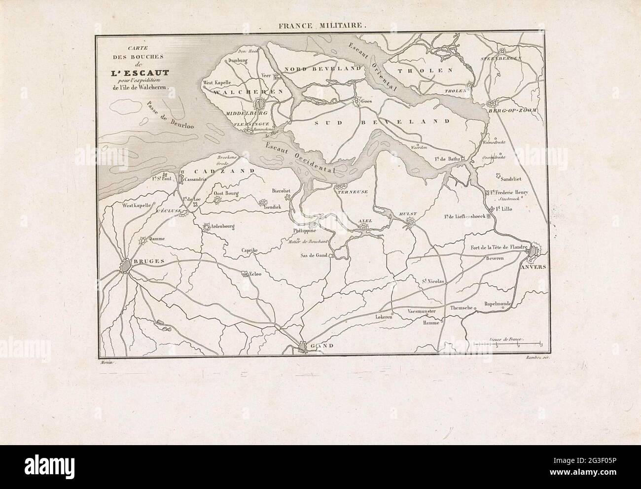 Map of walcheren hi-res stock photography and images - Alamy