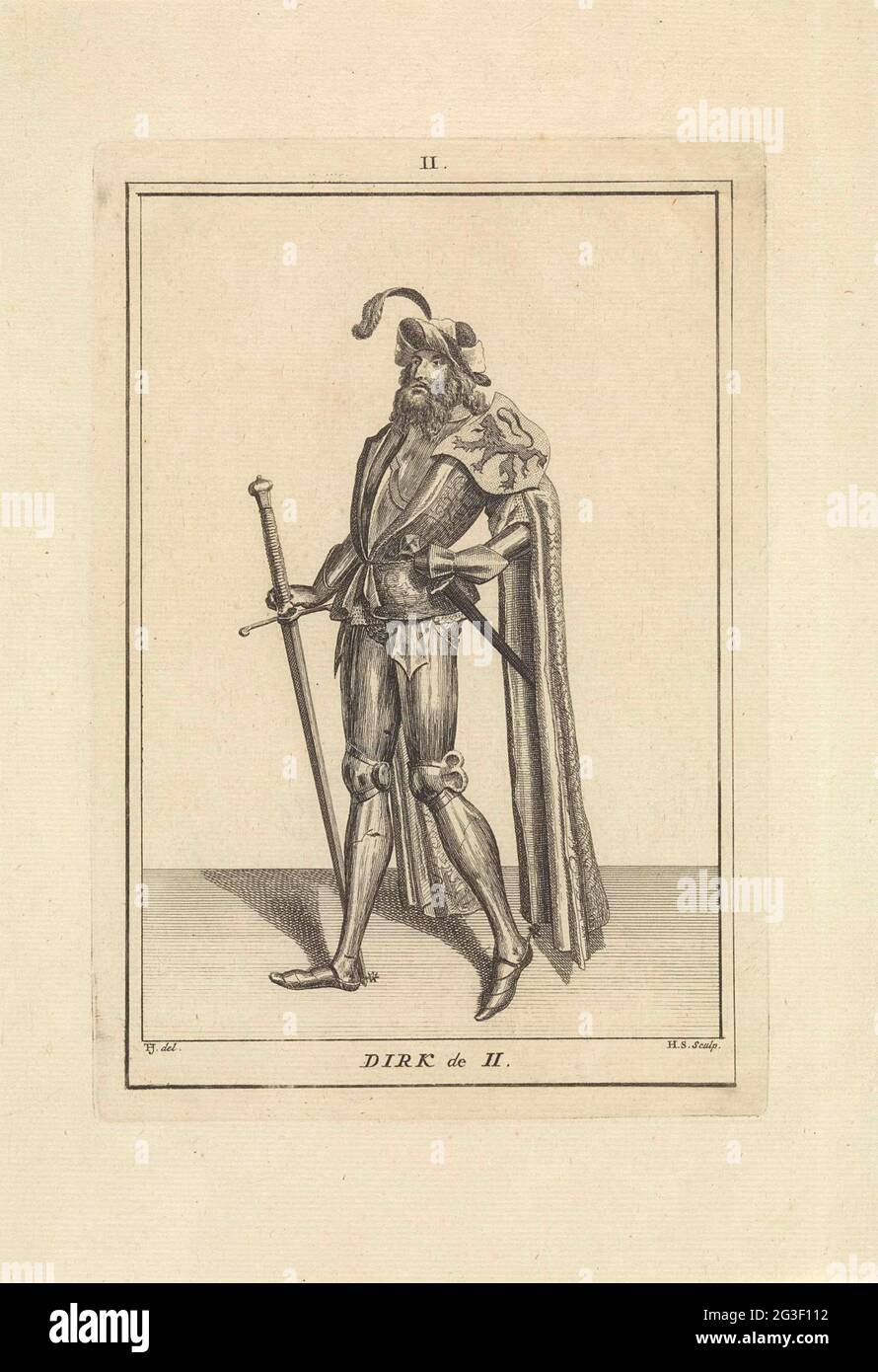 Portrait of Dirk II, Count of Holland. Portrait of Dirk II, Count of ...