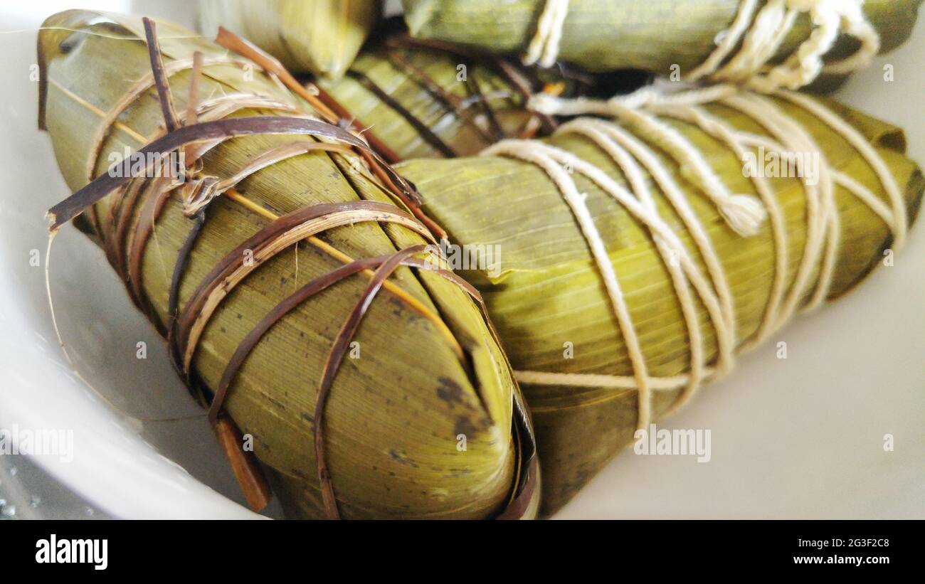 Traditional Chinese food zongzi Stock Photo - Alamy