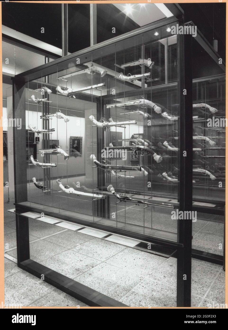 Room with 17th-century and 18th-century Dutch firearms from the arms ...