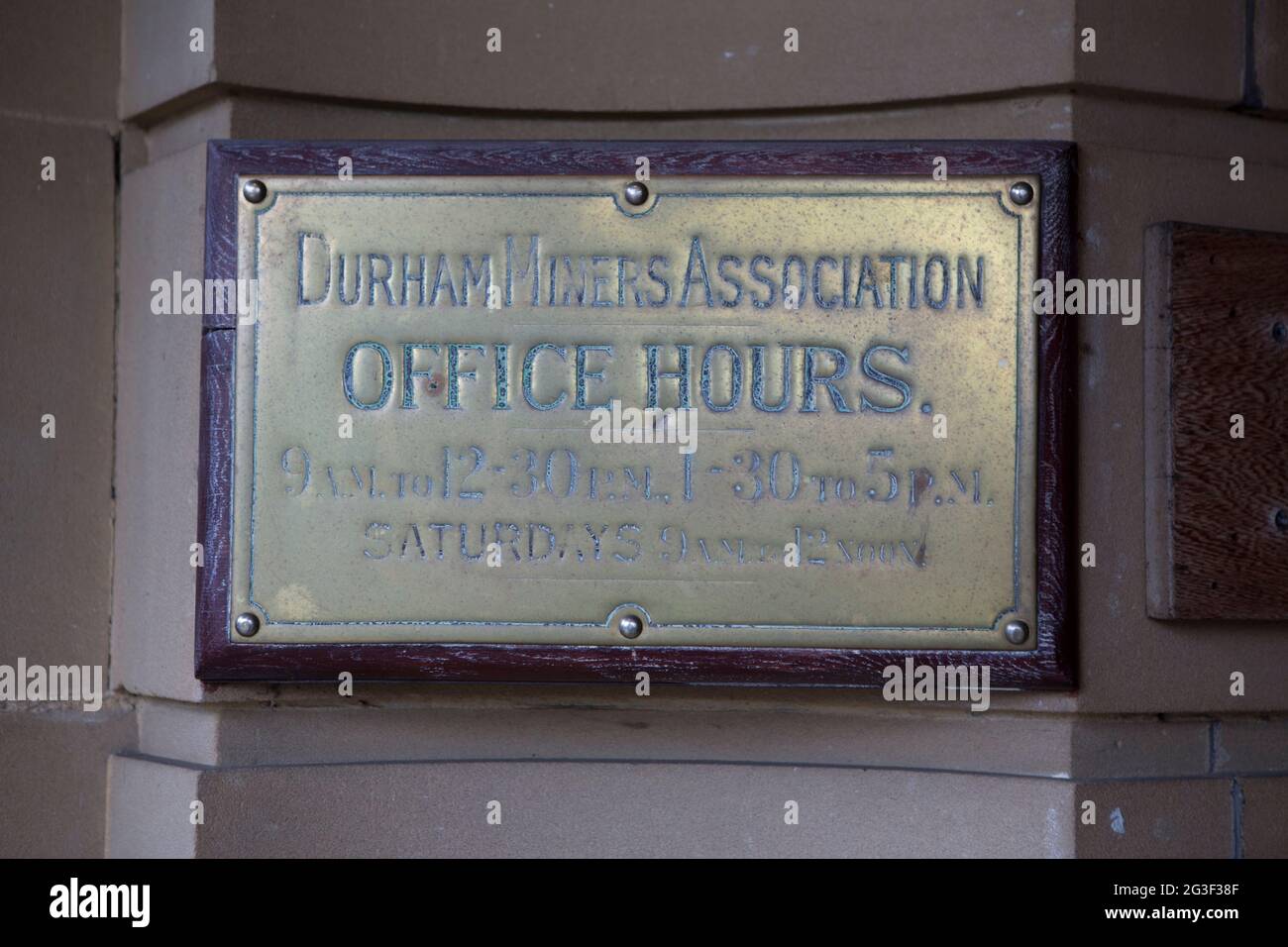 Redhills, the home of the Durham Miners Association in Durham, County ...