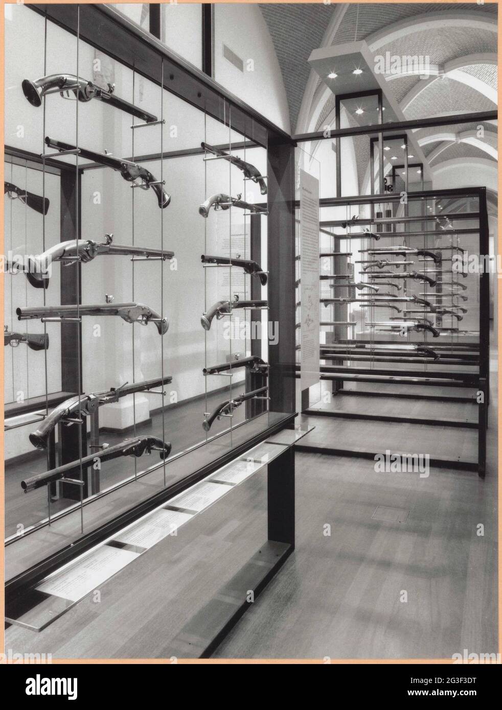 Room with 17th-century and 18th-century Dutch firearms from the arms ...