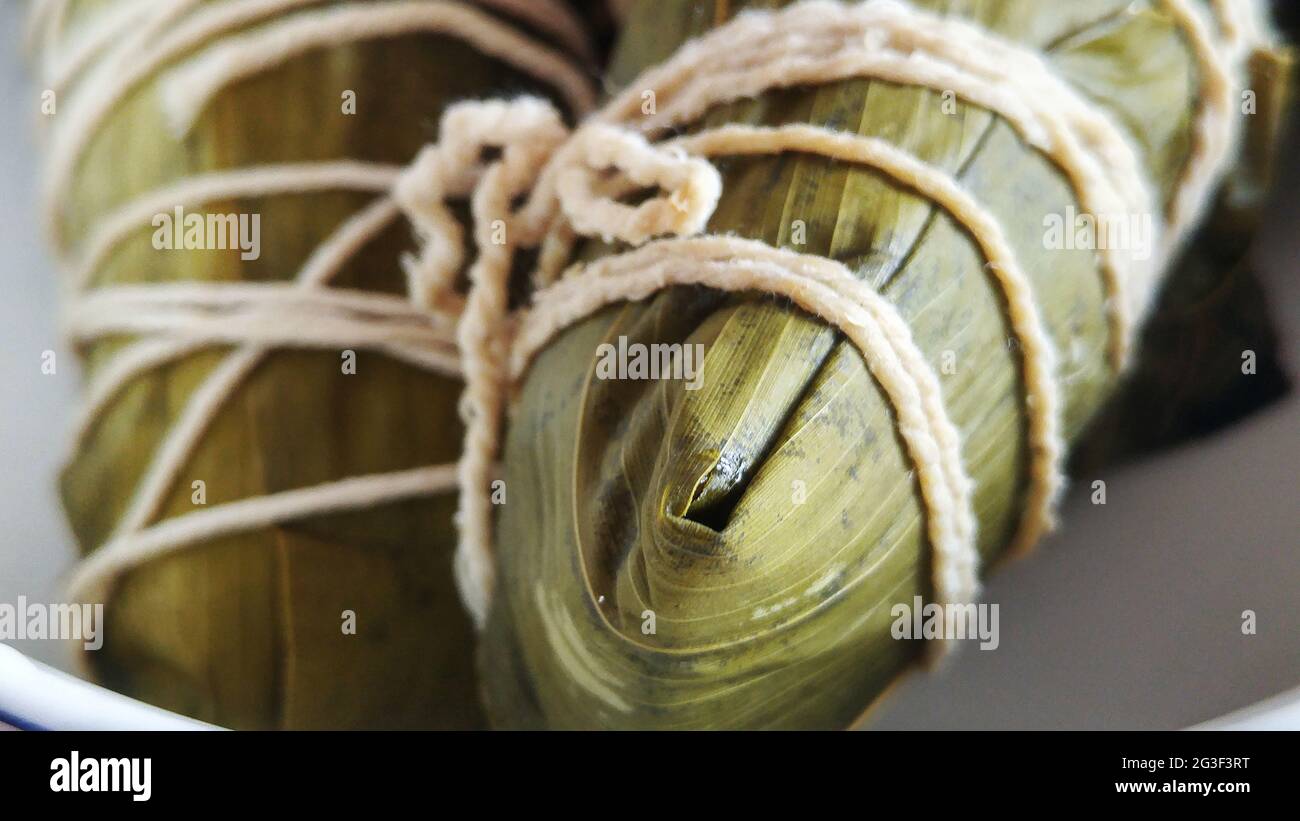 Traditional Chinese food zongzi Stock Photo - Alamy