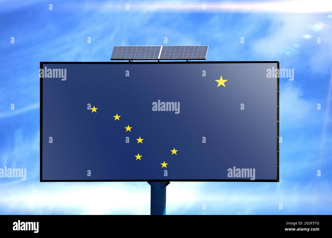 Visit alaska billboard hi-res stock photography and images - Alamy