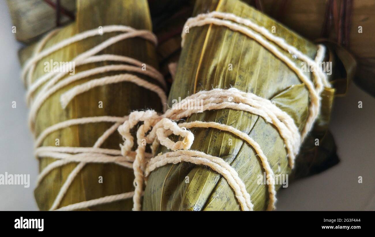 Traditional Chinese food zongzi Stock Photo - Alamy