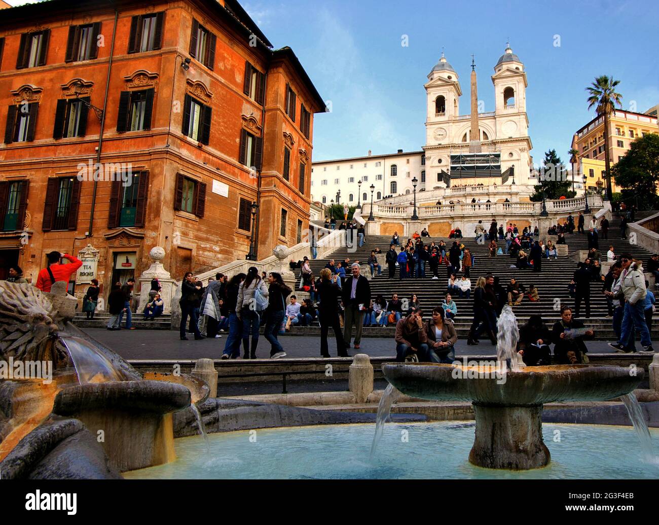 Spanish steps roma hi-res stock photography and images - Alamy