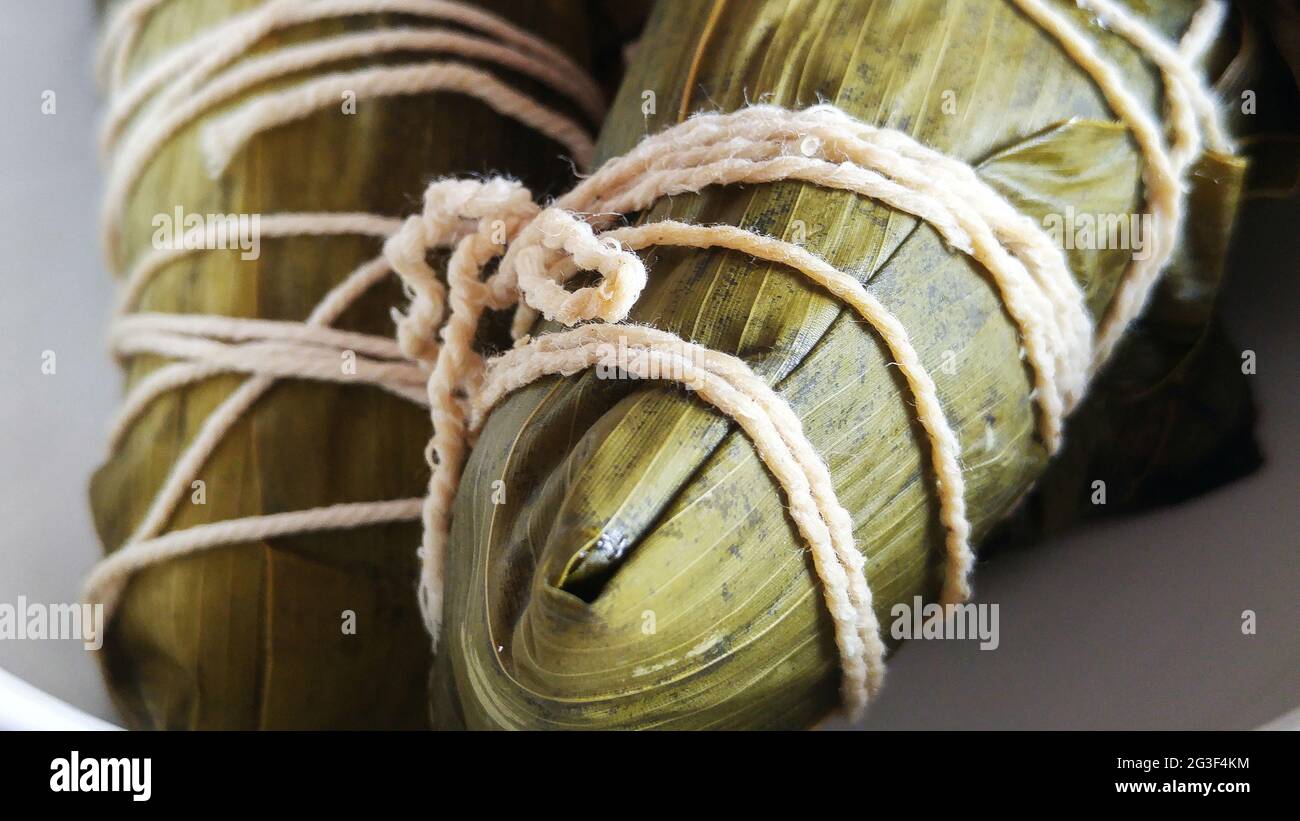 Traditional Chinese food zongzi Stock Photo - Alamy