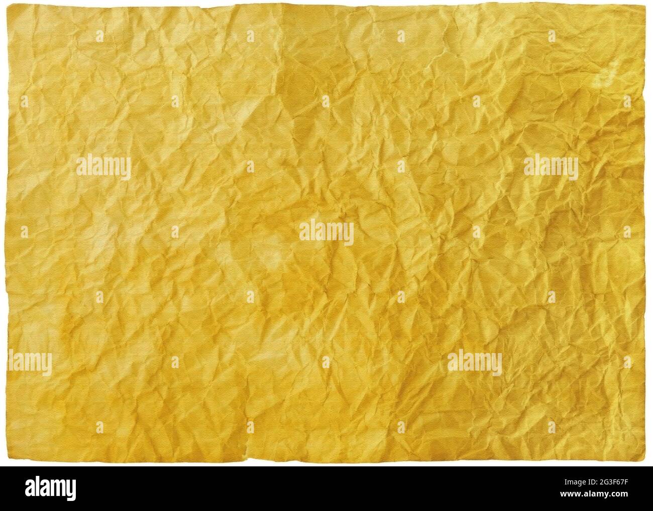 Crushed yellow paper Cut Out Stock Images & Pictures - Alamy