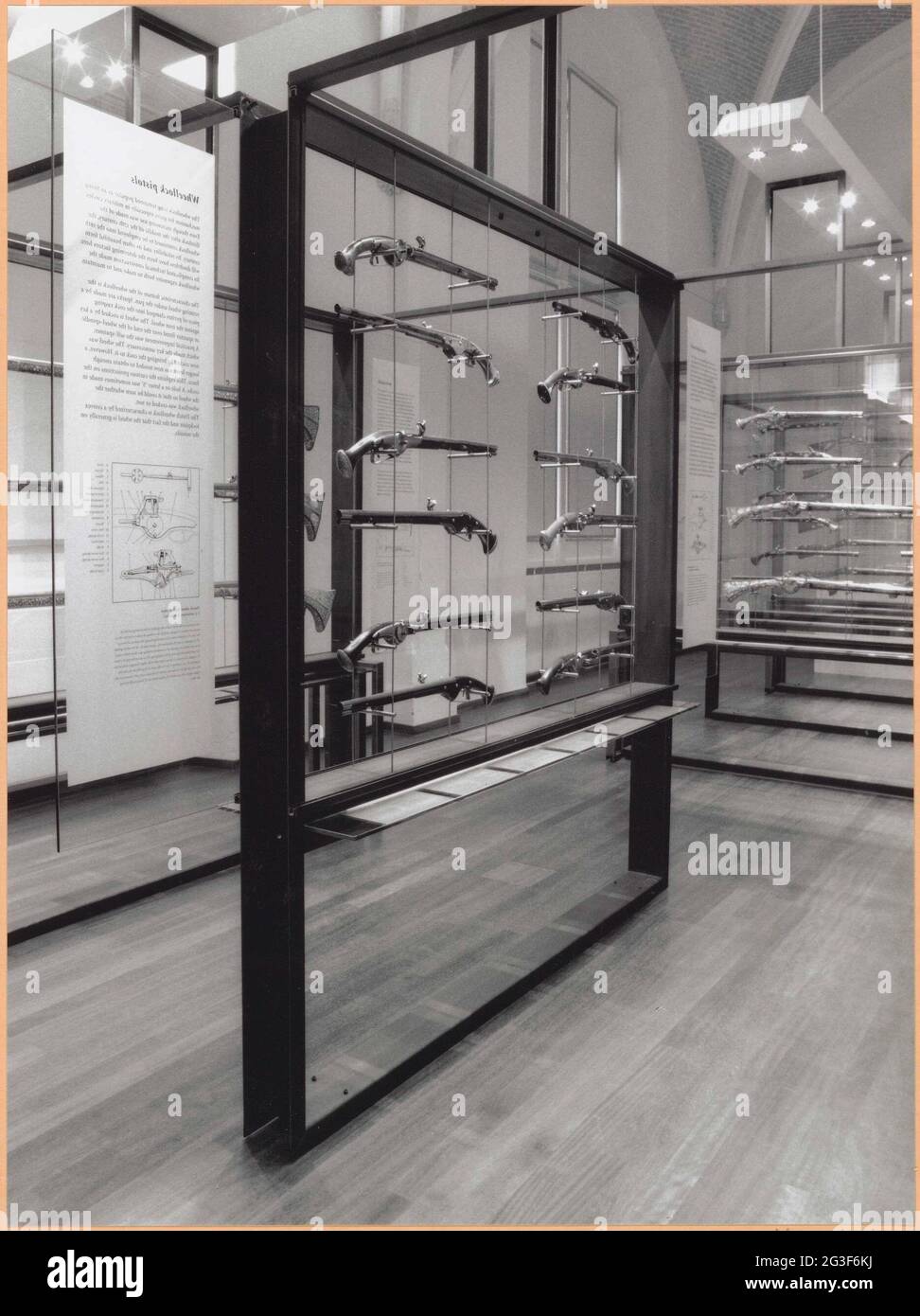 Room with 17th-century and 18th-century Dutch firearms from the arms ...