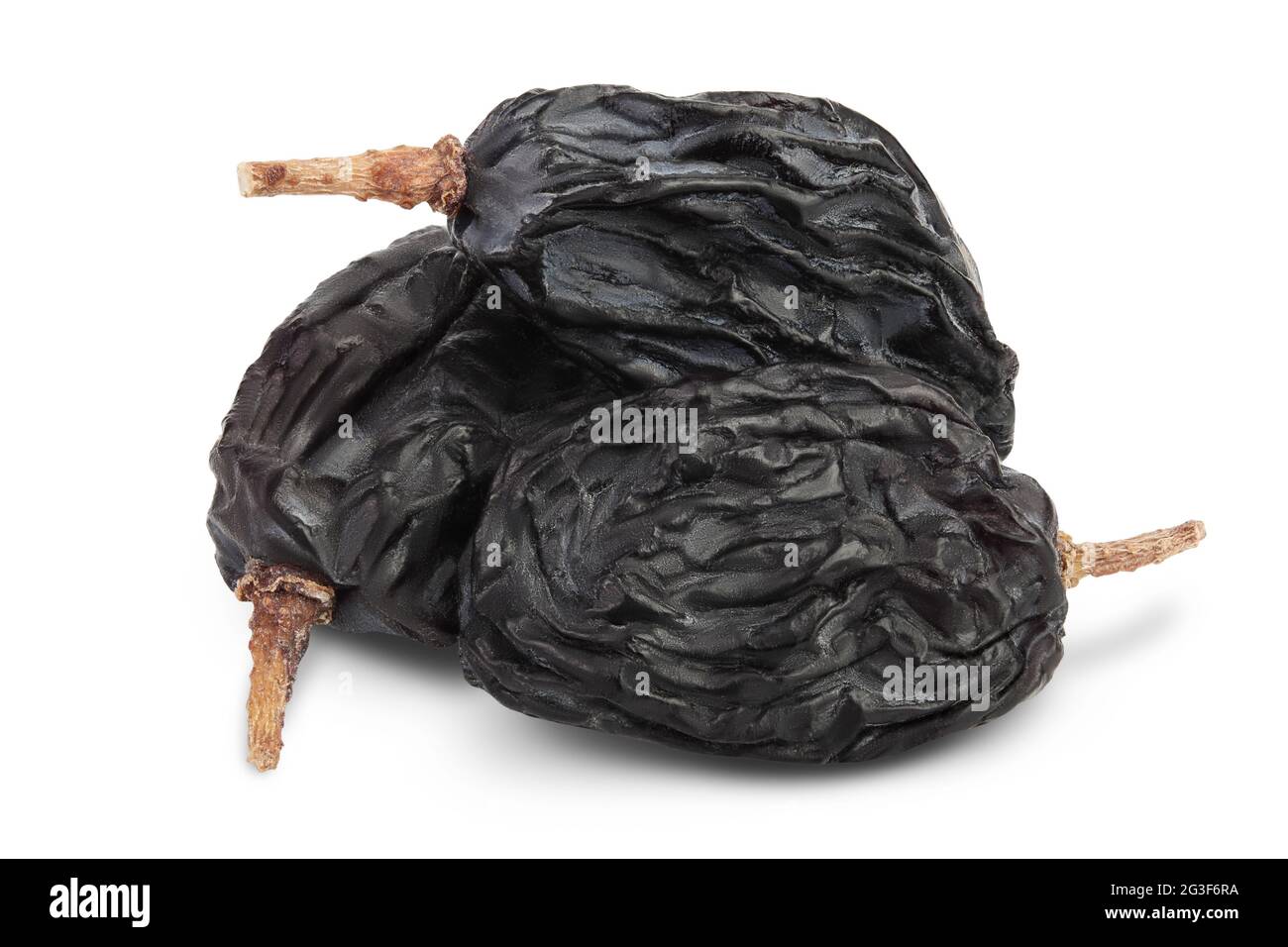 Yellow raisins isolated on white background with clipping path and full ...