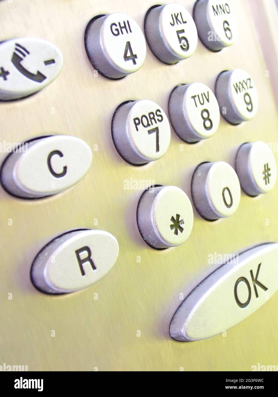 Telephone keypad 01 Stock Photo - Alamy