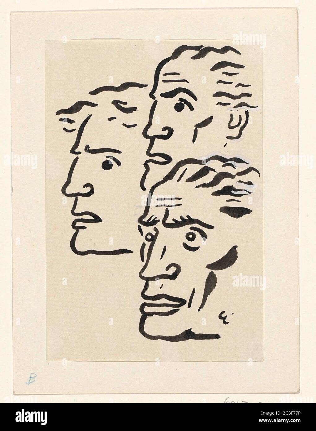 Three Mens Heads High Resolution Stock Photography and Images - Alamy