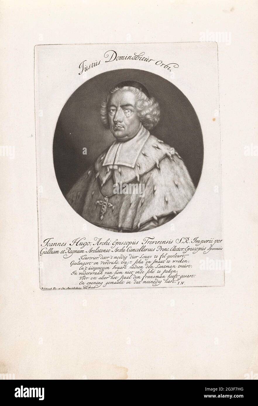 Portrait of Johann Hugo von orsbeck; Preceding portraits and their ...