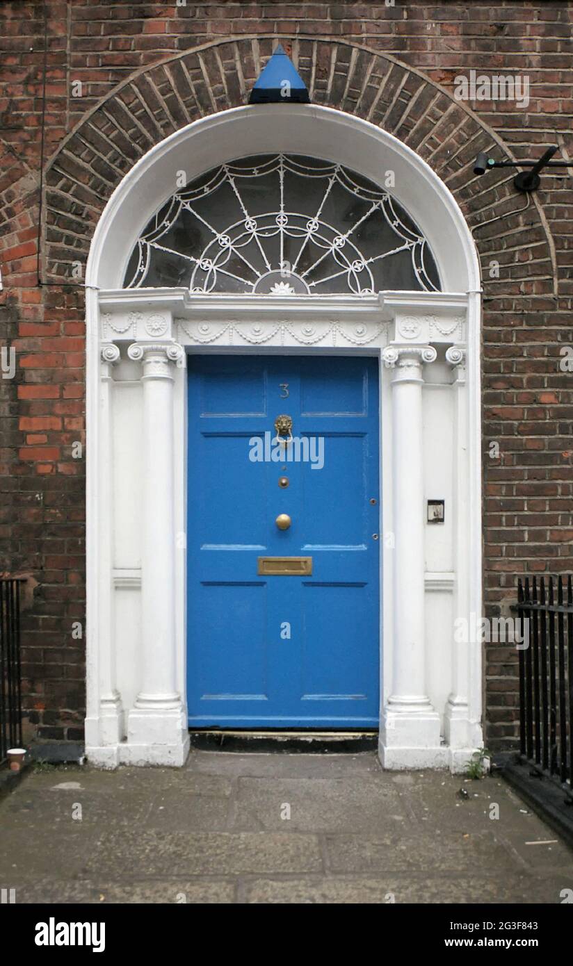 Irish door in Dublin Stock Photo - Alamy
