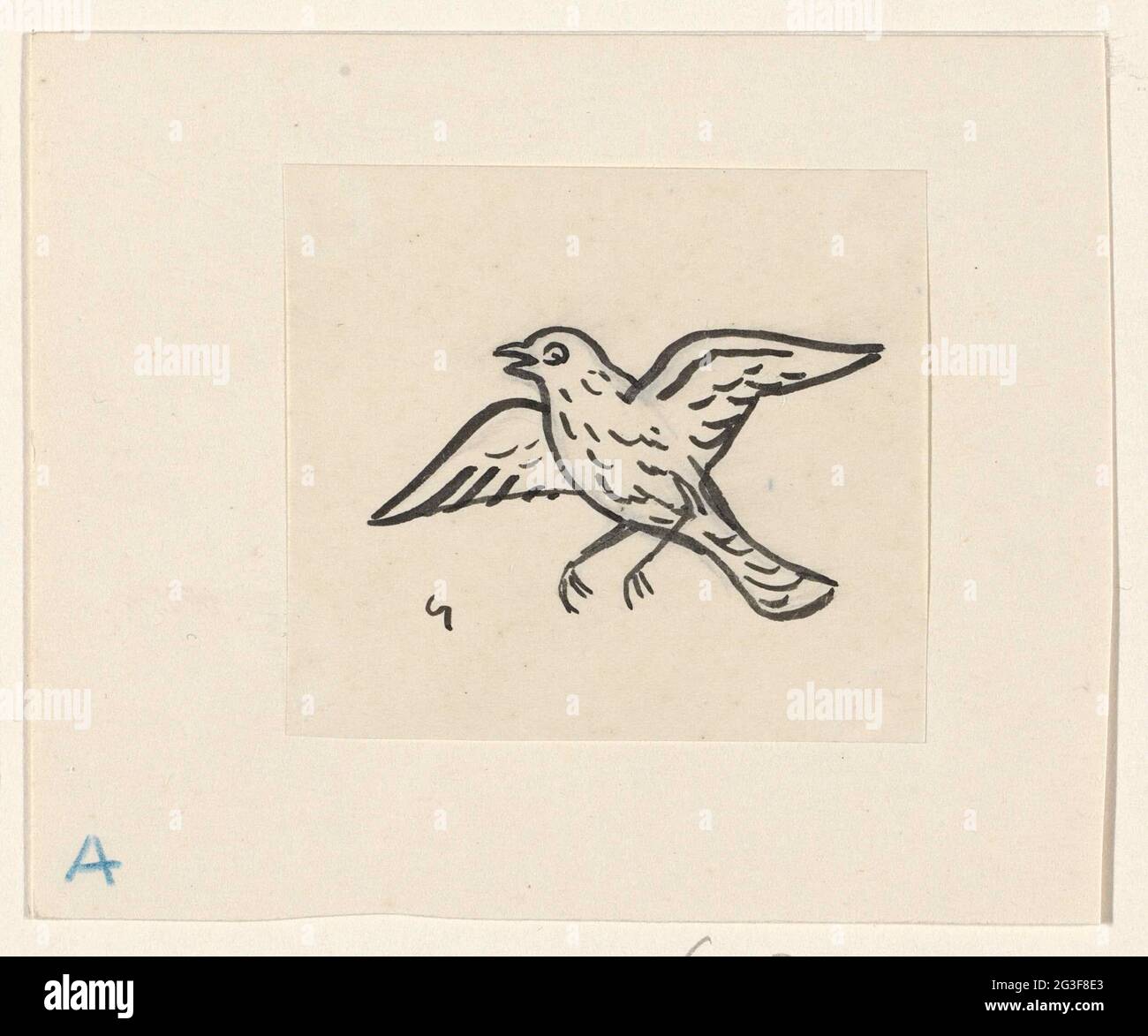 Bird. Design for a print Stock Photo - Alamy