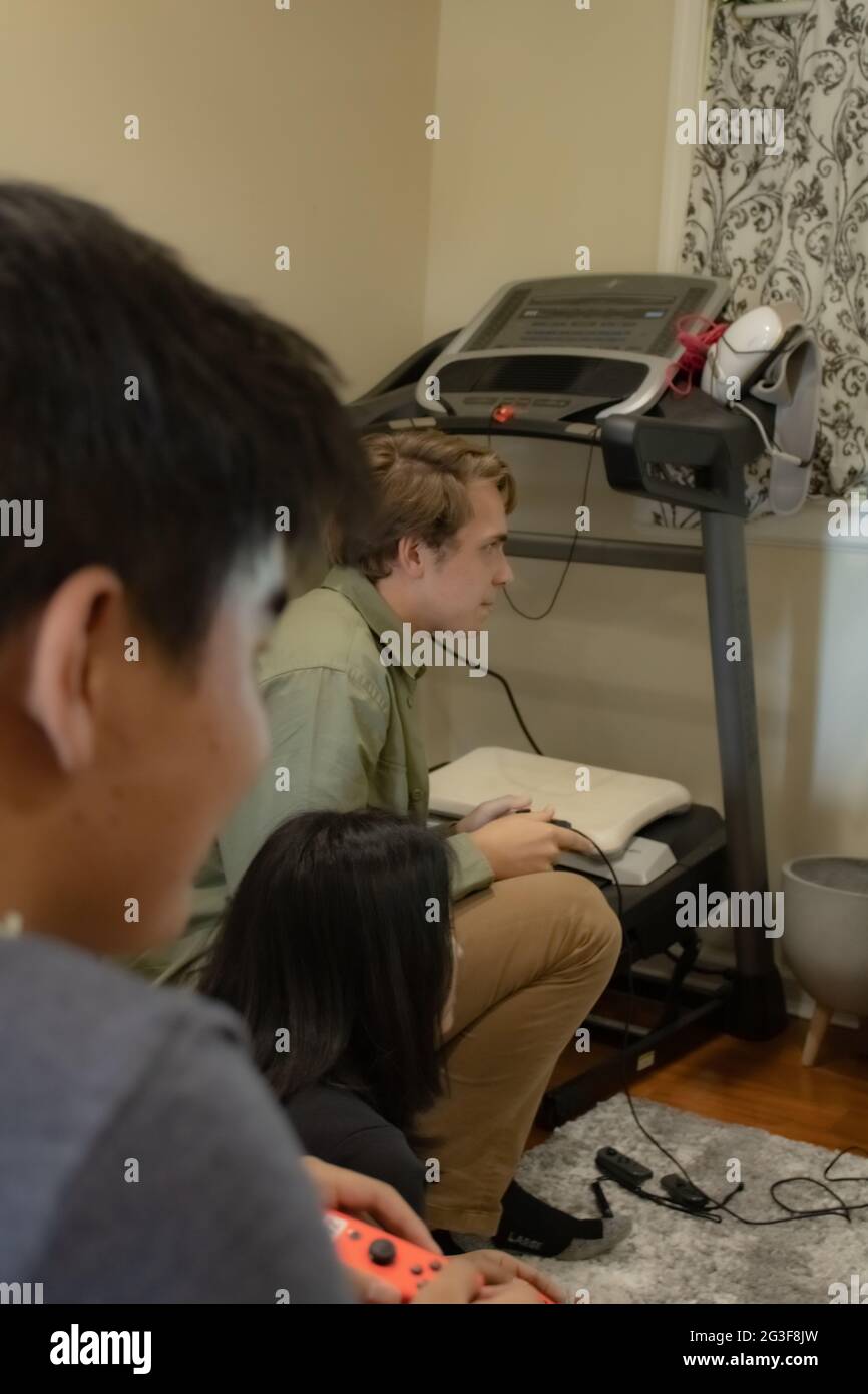 Friends being Friends Stock Photo - Alamy