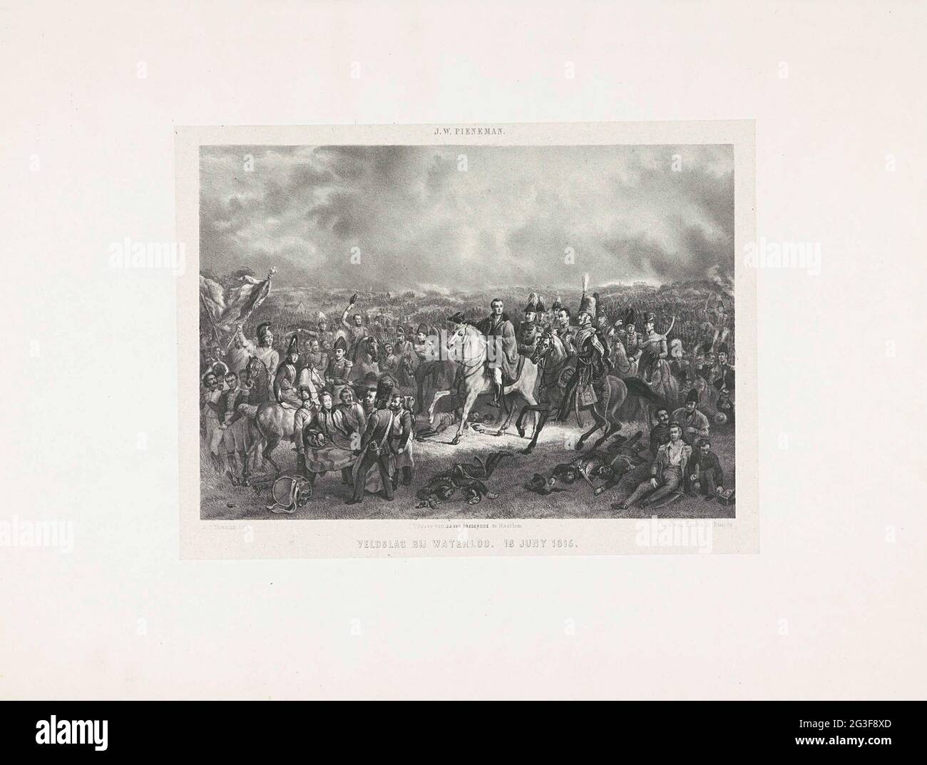 Waterloo battlefield painting hi-res stock photography and images - Alamy