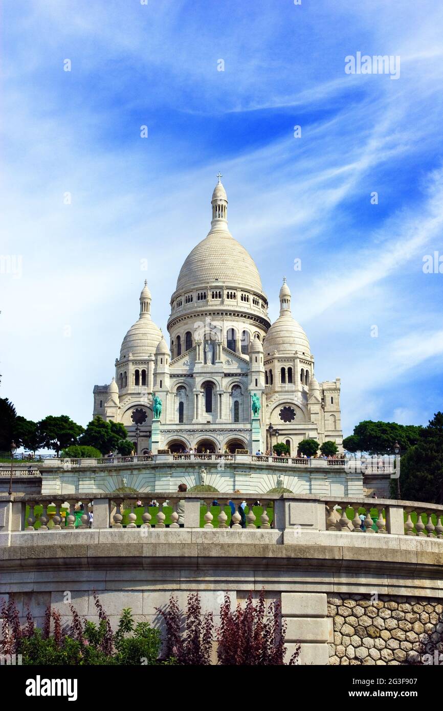 Sacred heart in paris - France Stock Photo - Alamy