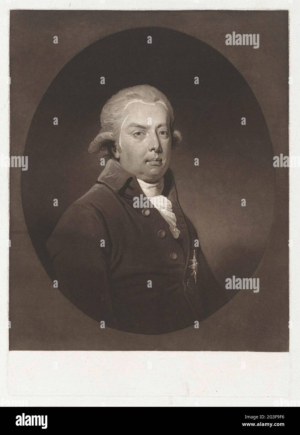 Portrait of Willem V, Prince of Orange and Nassau Stock Photo - Alamy