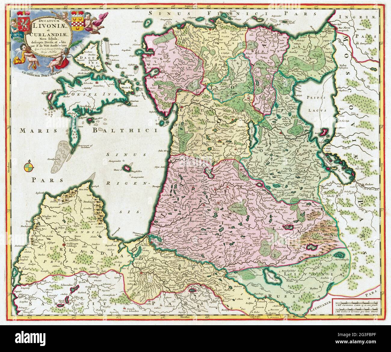 Balticum map hi-res stock photography and images - Alamy