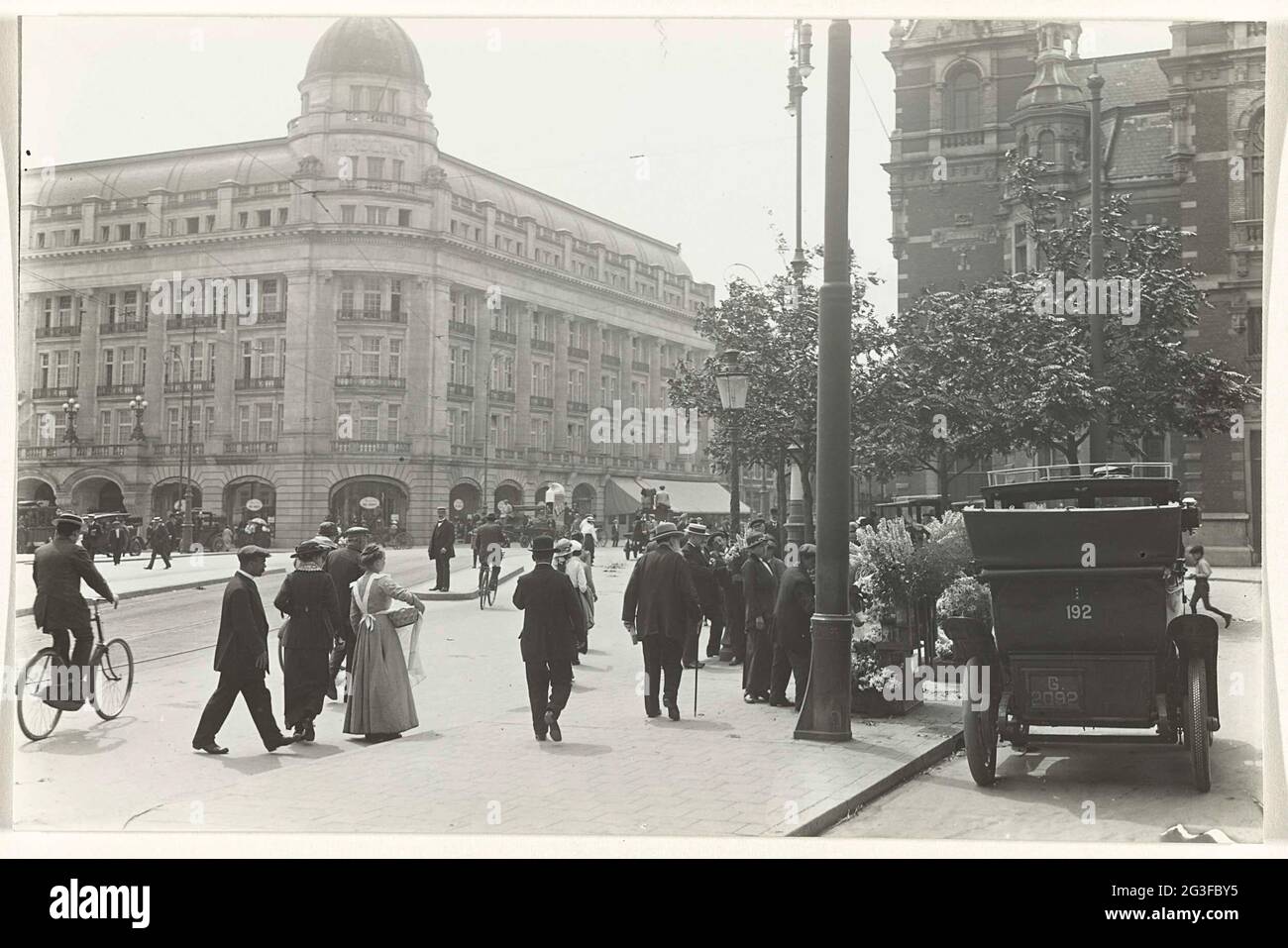 Hirsch building on Leidseplein, Amsterdam Stock Photo - Alamy