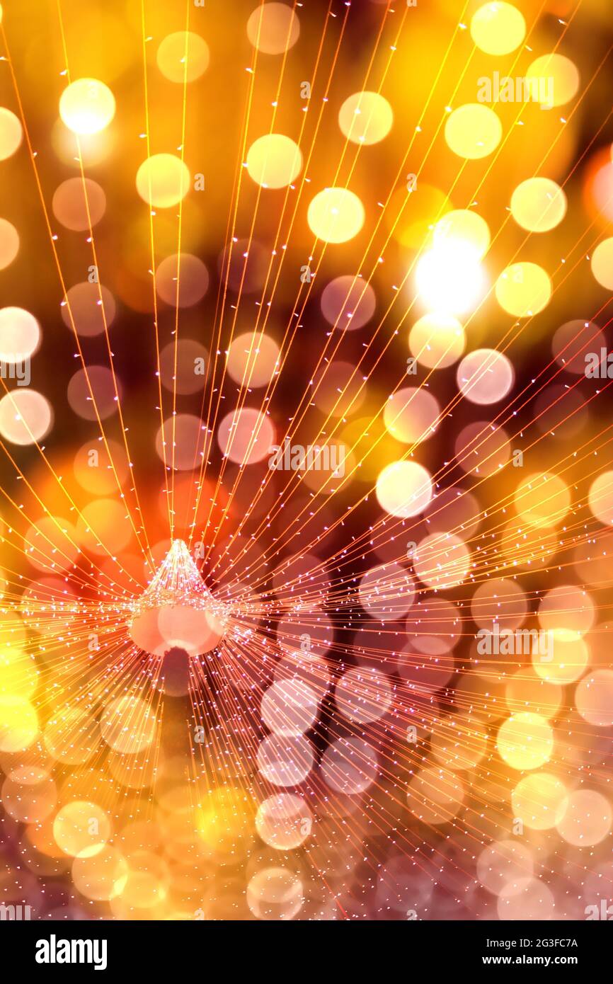 Glowing lights effect Stock Photo - Alamy