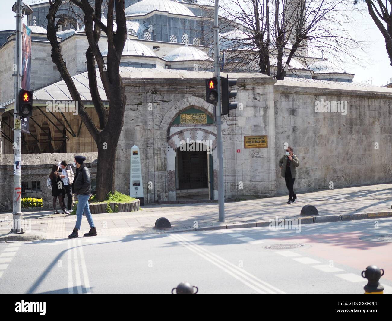 The Gates of Kılıc Ali Pasha Mosque made by several stones in Istanbul ...