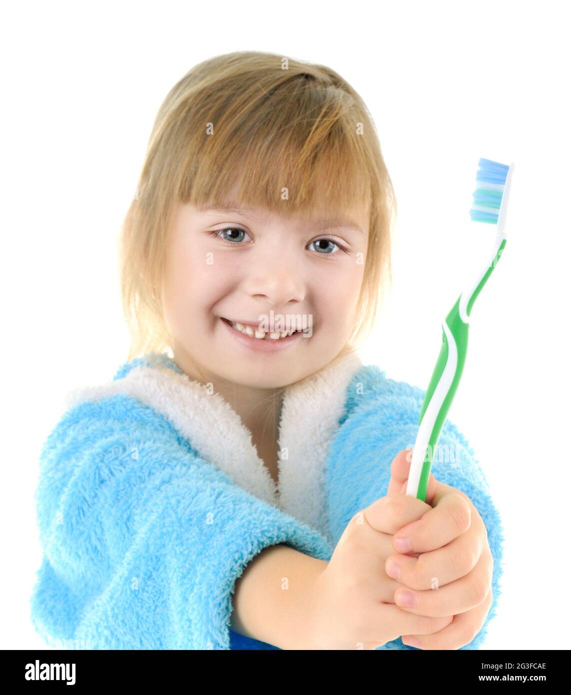 Child with toothbrush Stock Photo - Alamy