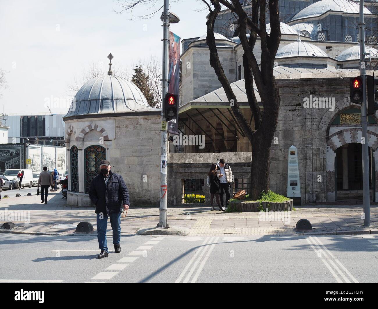 The Gates of Kılıc Ali Pasha Mosque made by several stones in Istanbul ...