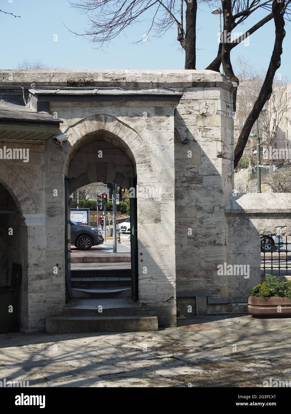 The Gates of Kılıc Ali Pasha Mosque made by several stones in Istanbul ...