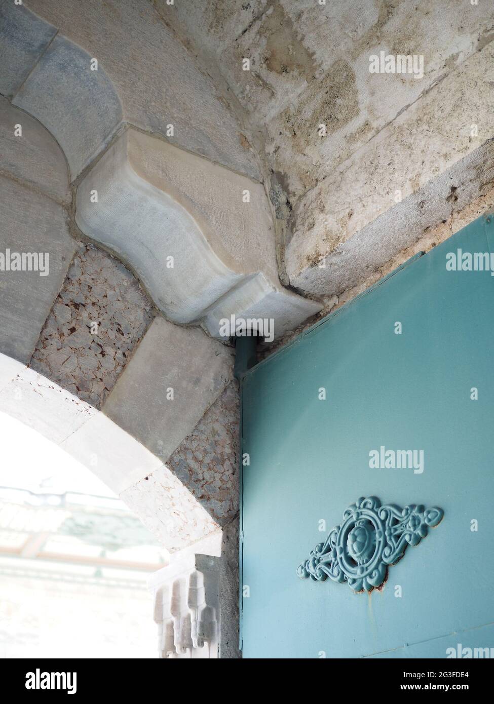 The Gates of Kılıc Ali Pasha Mosque made by several stones in Istanbul ...