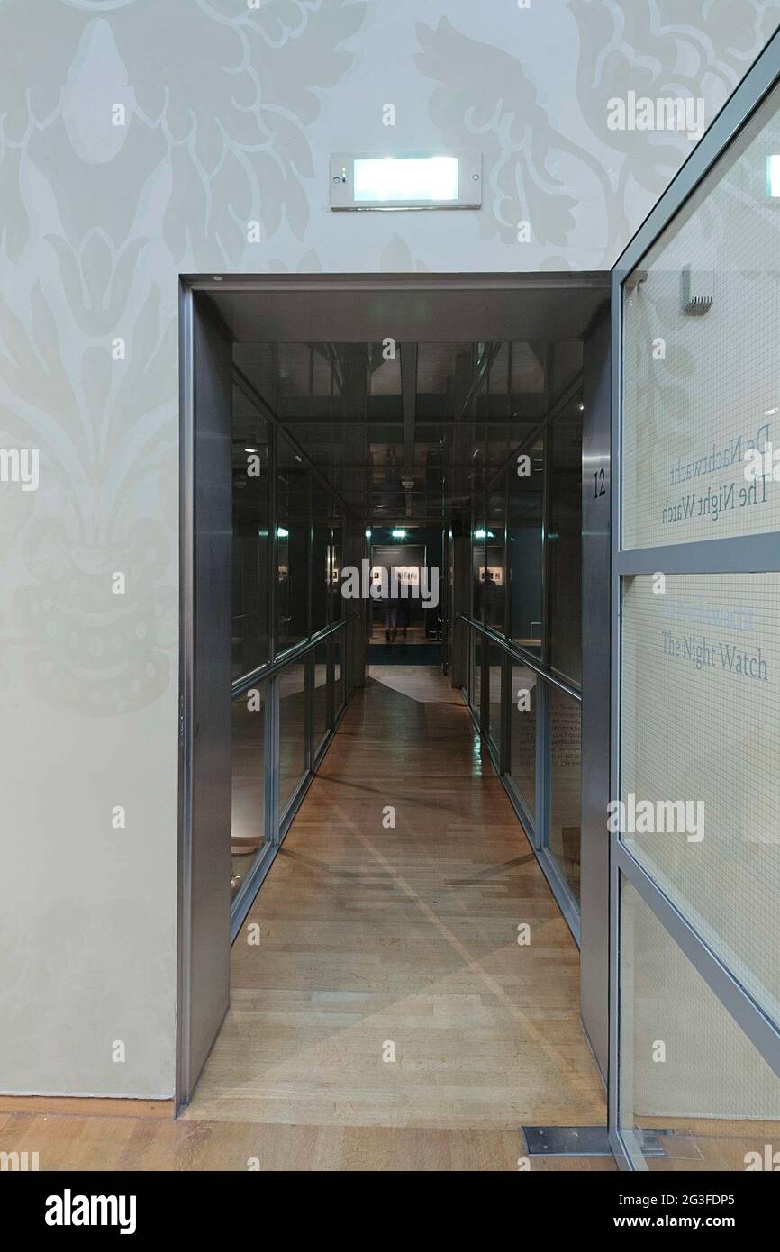 Filips wing walkway; Philips wing for renovation Stock Photo - Alamy