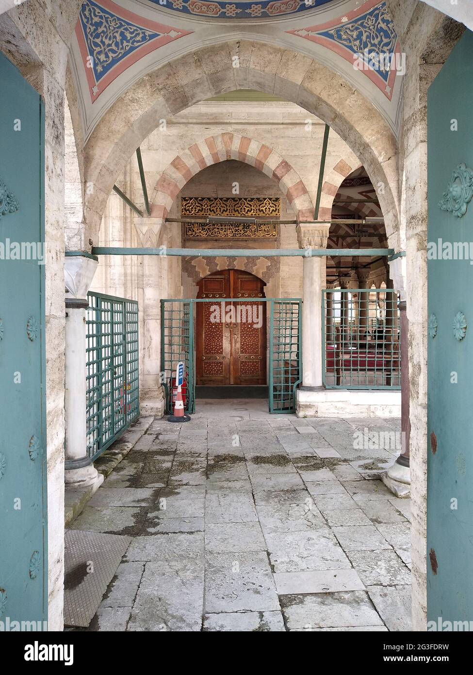 The Gates of Kılıc Ali Pasha Mosque made by several stones in Istanbul ...