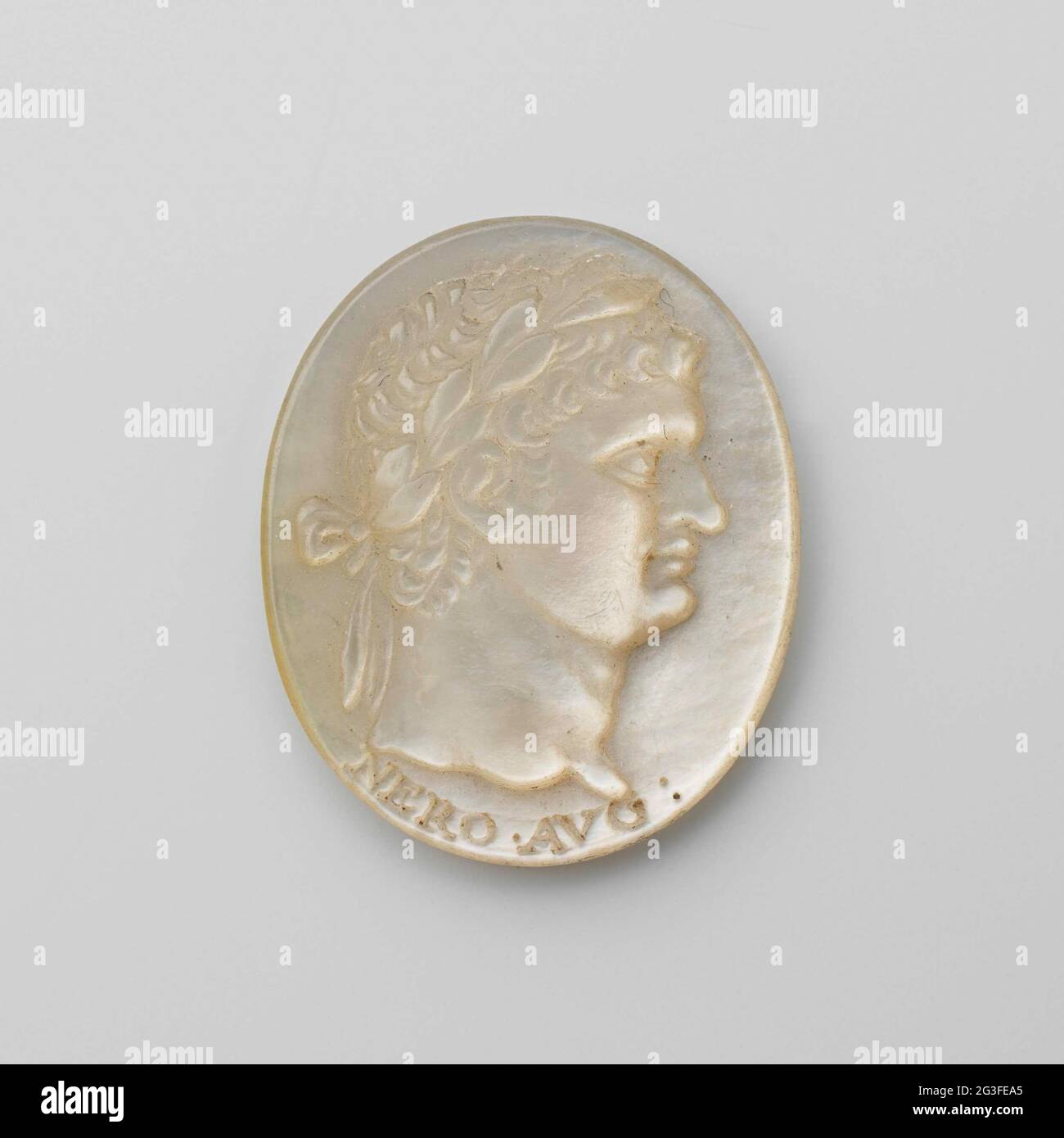 Claudius Drusus Germanicus Caesar (Nero) .. a medallion of mother-of ...
