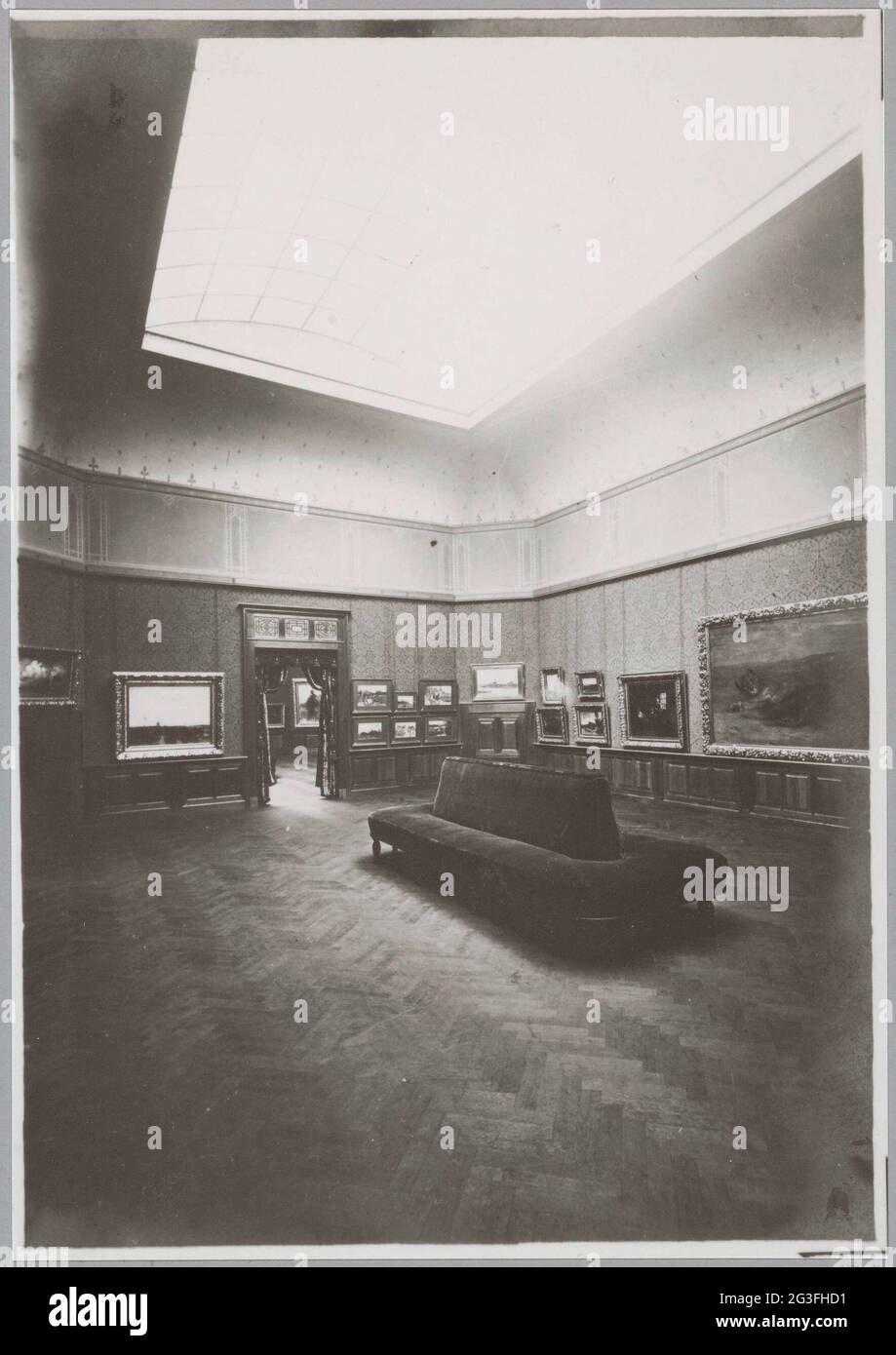 Room with paintings and a passage; Photos to photos in Van Riemsdijk ...