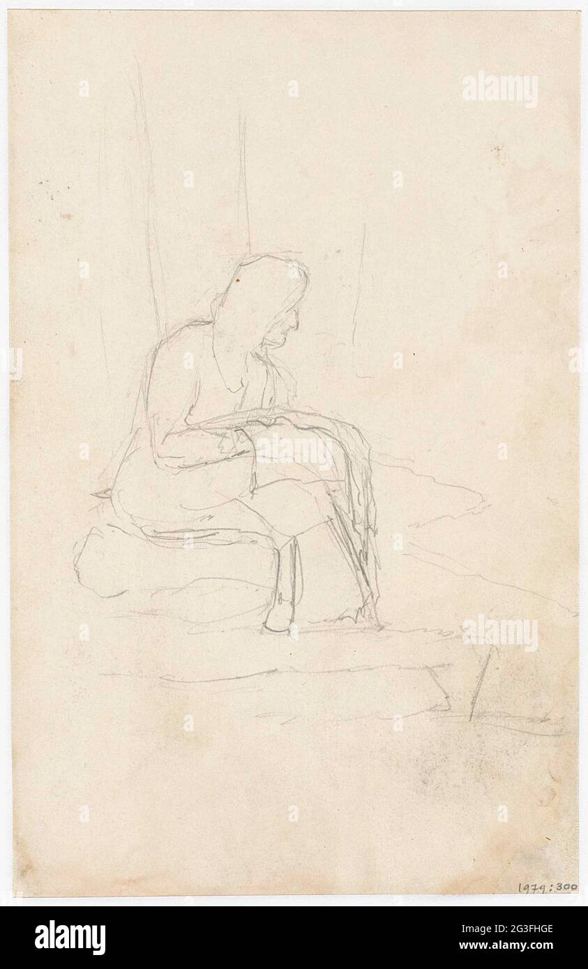 Sitting figure Stock Photo - Alamy