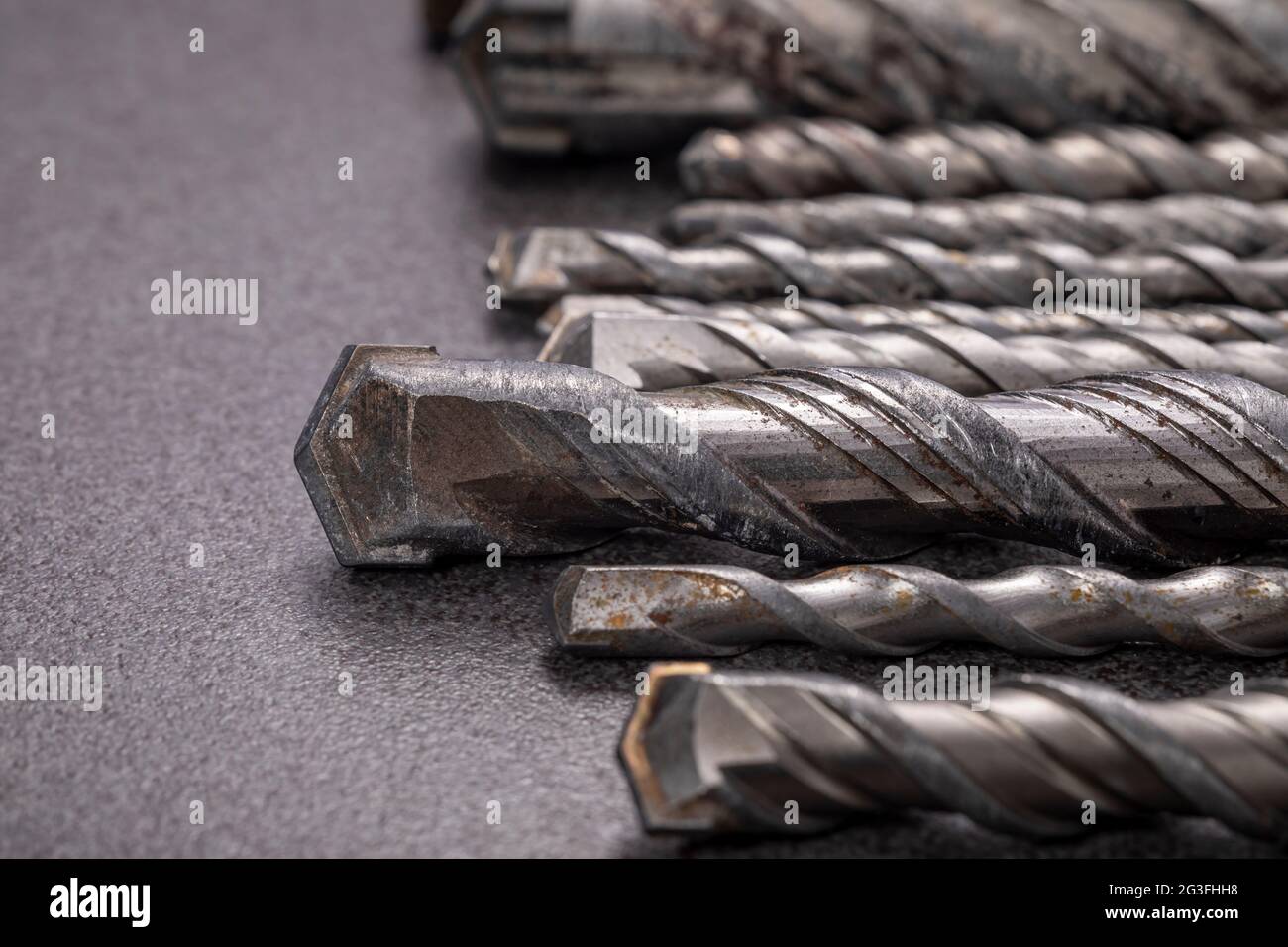 Drill bits for drilling concrete masonry or stone. Metal work industry ...