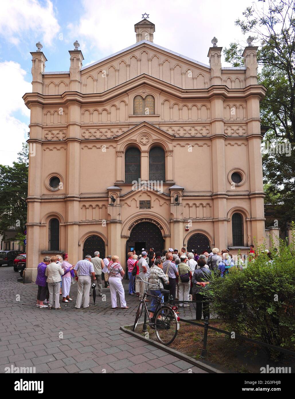 Tempel Synagogue in Kazimierz district in Krakow Stock Photo - Alamy