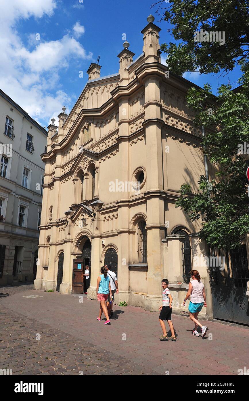 Tempel Synagogue in Kazimierz district in Krakow Stock Photo - Alamy