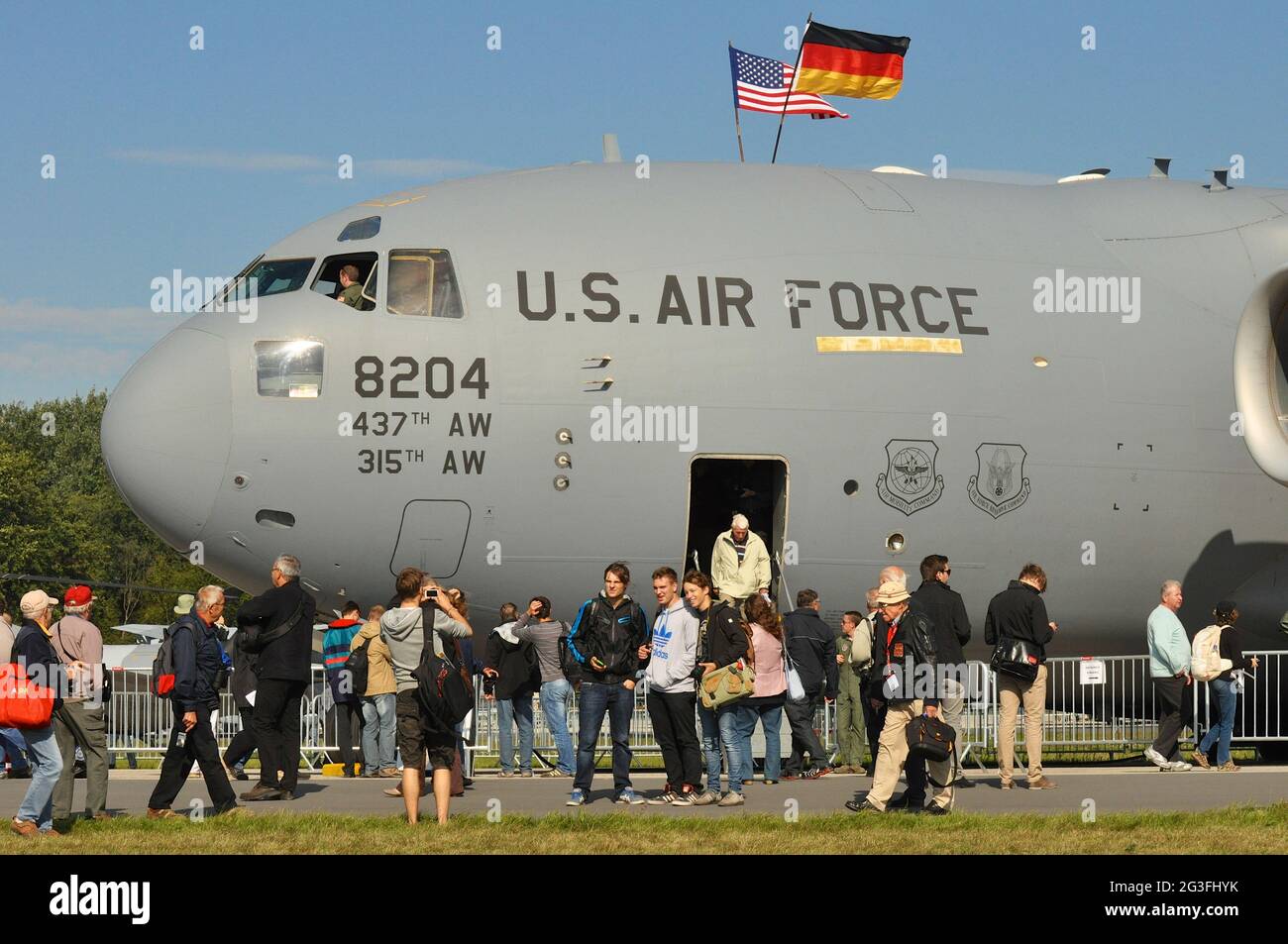 US cargo aircraft C-17A Globemaster III at Berlin Stock Photo - Alamy