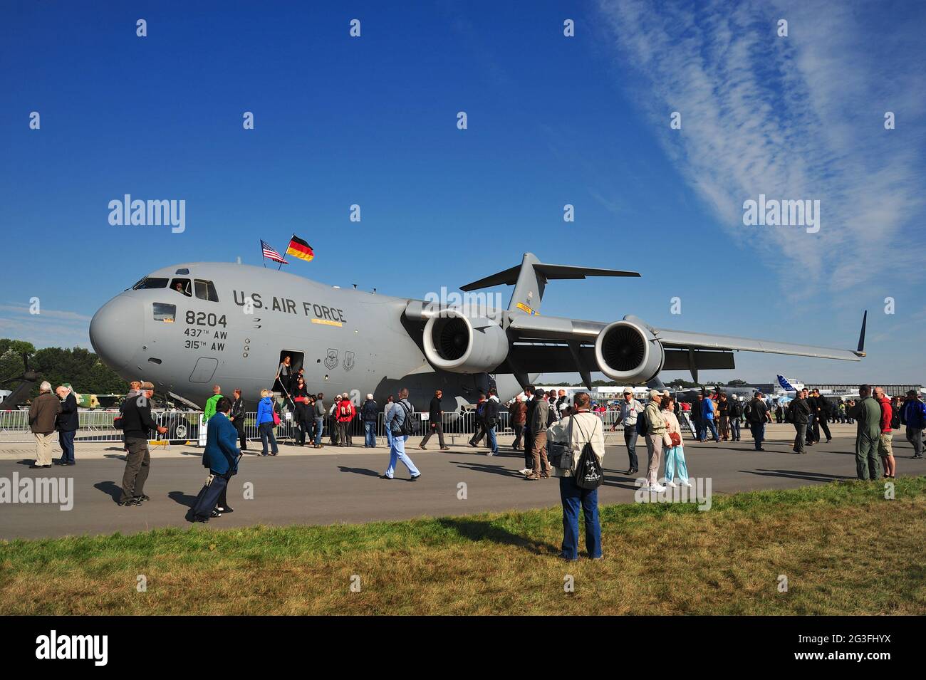 US cargo aircraft C-17A Globemaster III at Berlin Stock Photo - Alamy
