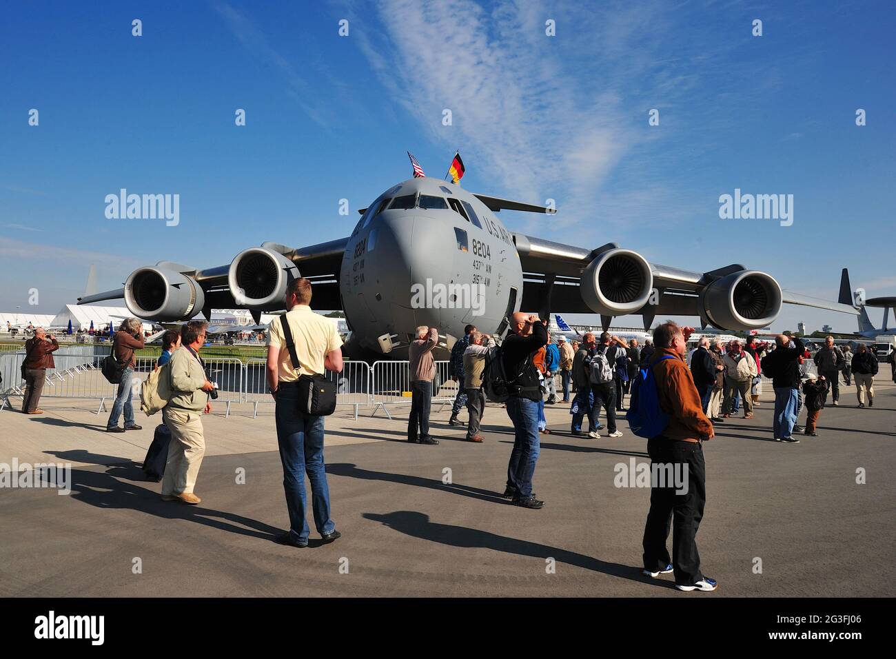 US cargo aircraft C-17A Globemaster III at Berlin Stock Photo - Alamy