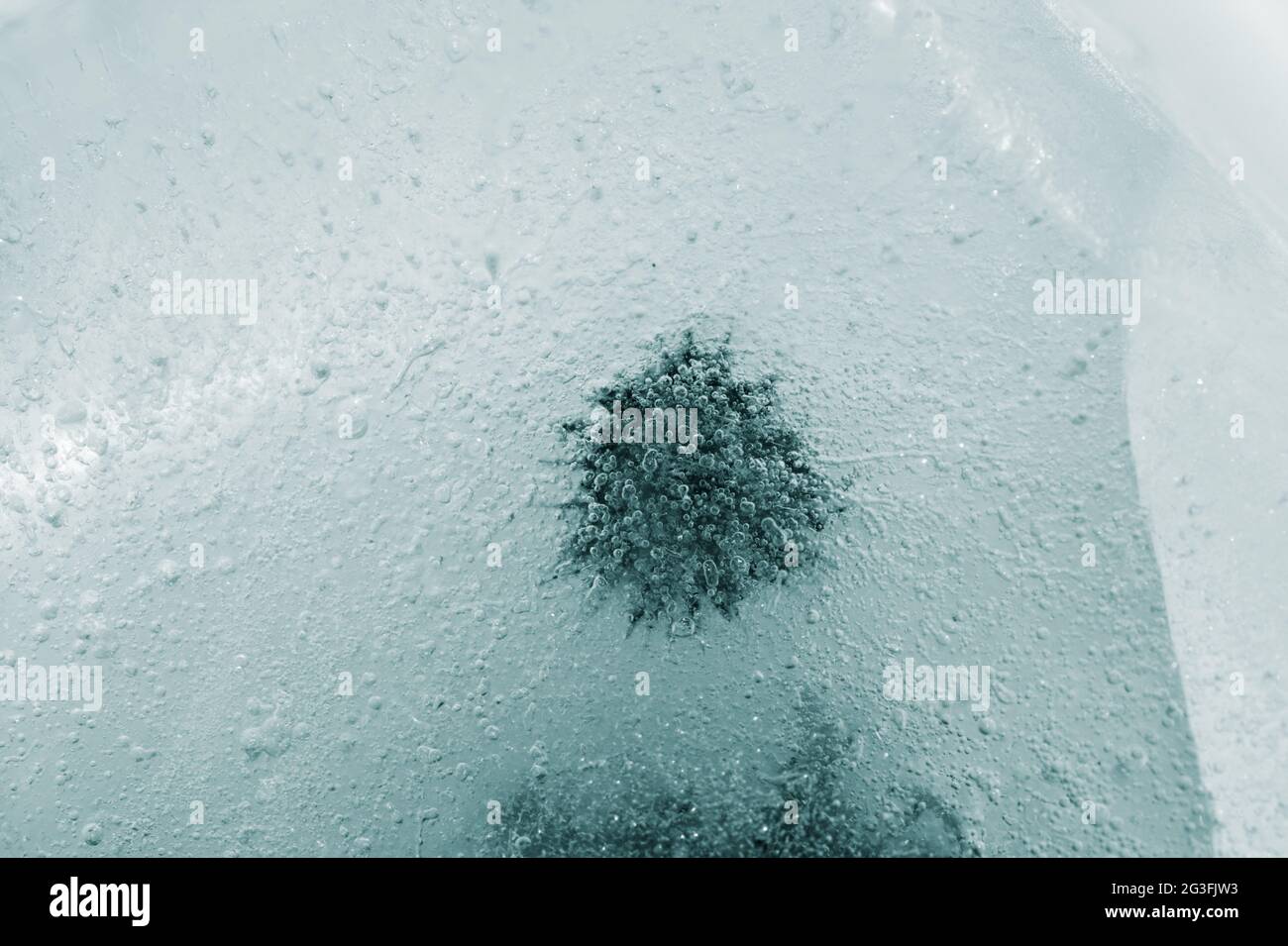 Ice texture with small round air bubbles trapped inside Stock Photo - Alamy