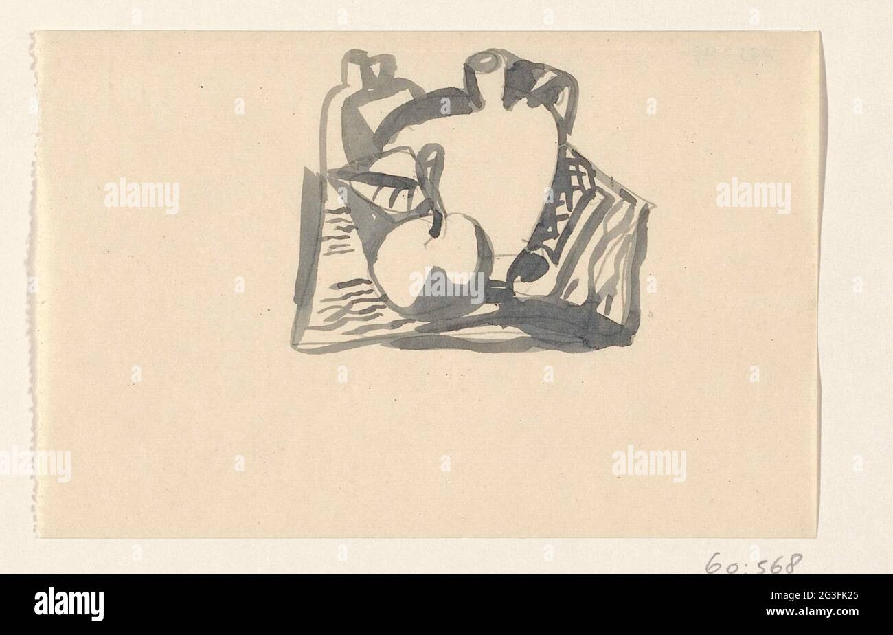 Design for a vignette: Still life. Design for a print Stock Photo - Alamy