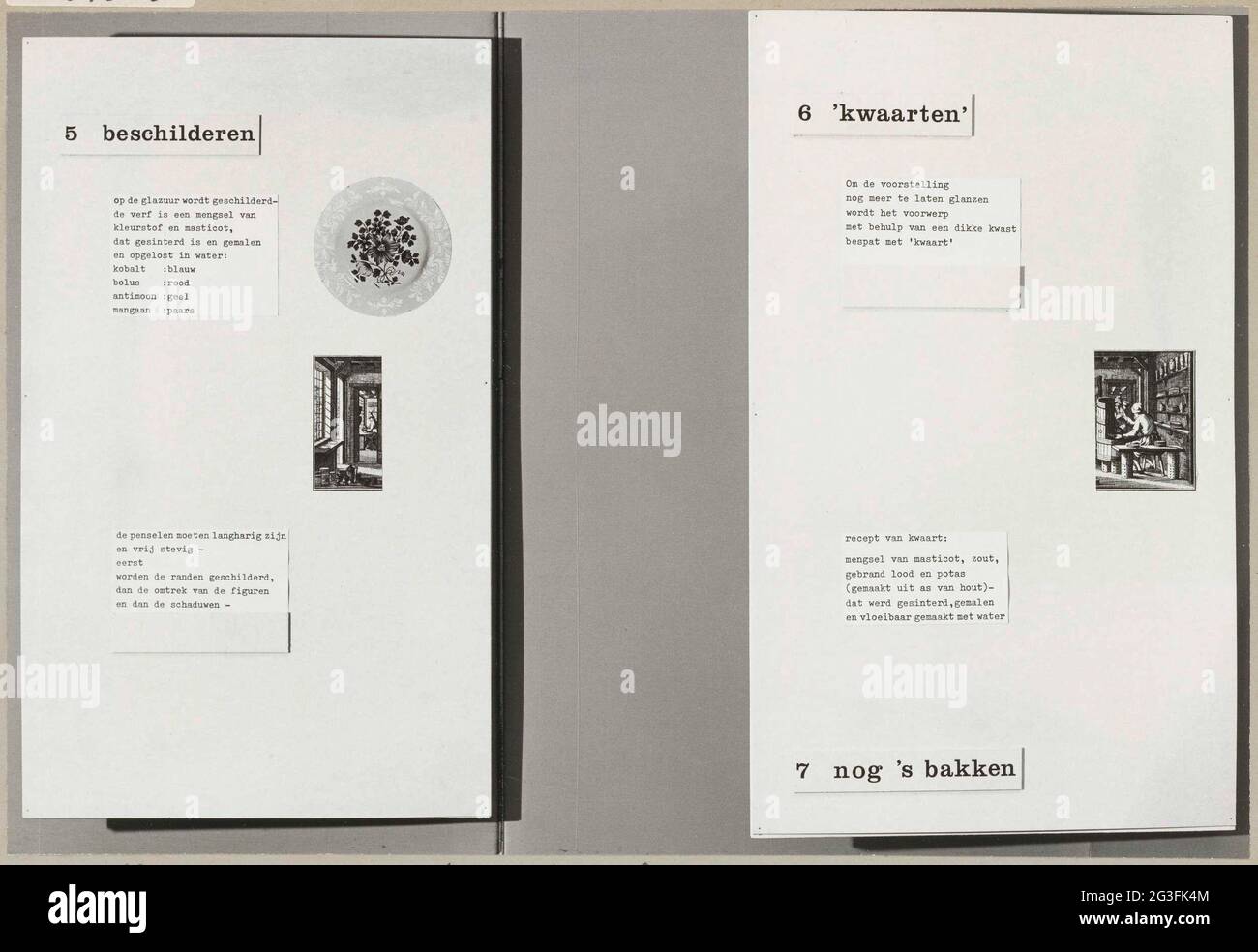 Information center: Panels for the public on which the preparation ...