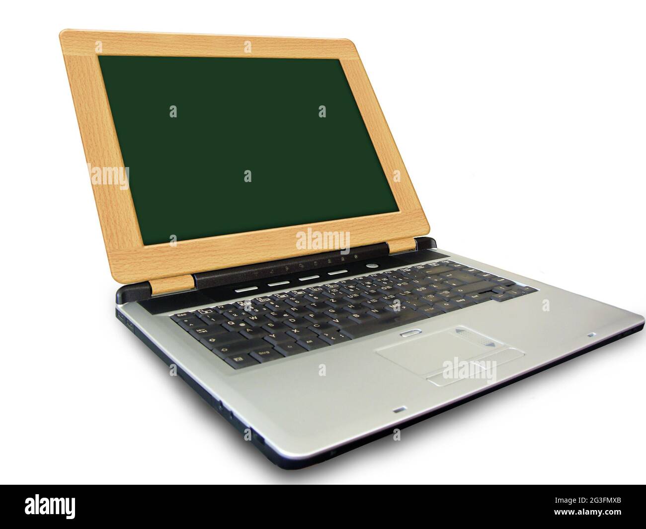 Laptop with chick board Stock Photo - Alamy