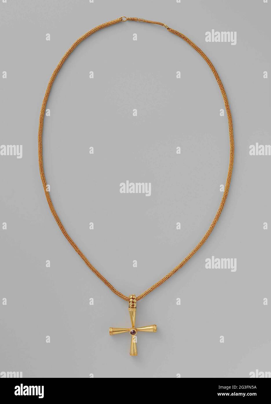 Necklace with a cross. Cross-shaped pendants began to appear soon after ...