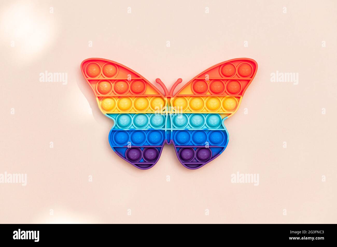 Rainbow Pop It Bubble Sensory Fidget Toy Stock Photo - Alamy