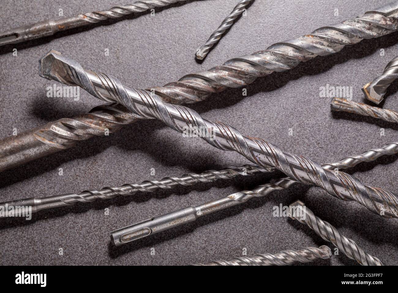 Drill bits for drilling concrete masonry or stone. Metal work industry ...