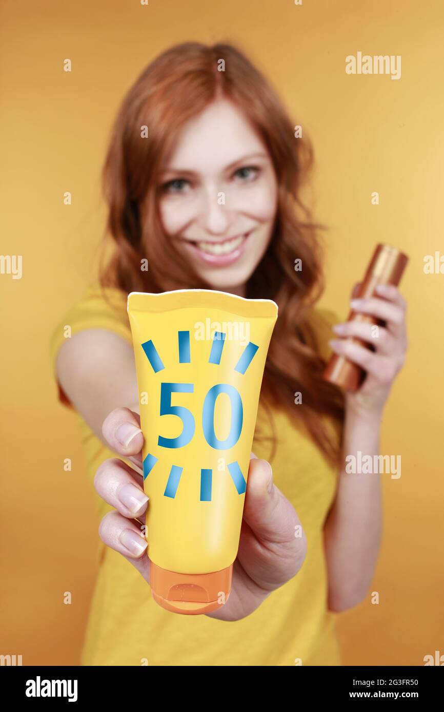 Protection for skin hi-res stock photography and images - Alamy